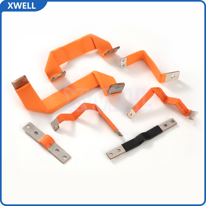 Custom Laminated Flexible Busbar Flexible Insulated Copper Busbar EV ...
